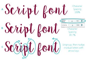 My Favorite Script Fonts - Finding Time To Create