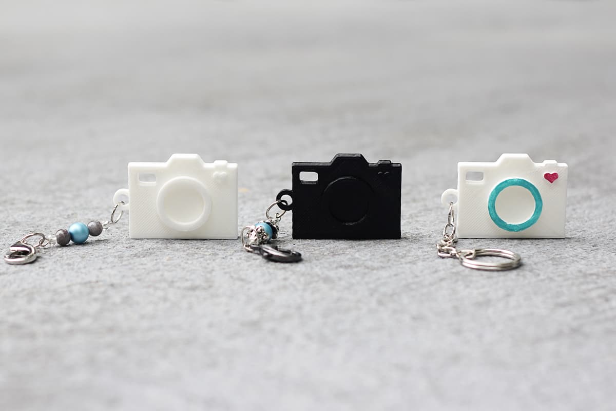 3D Camera Keychains in a row_lo res 2 - Finding Time To Create