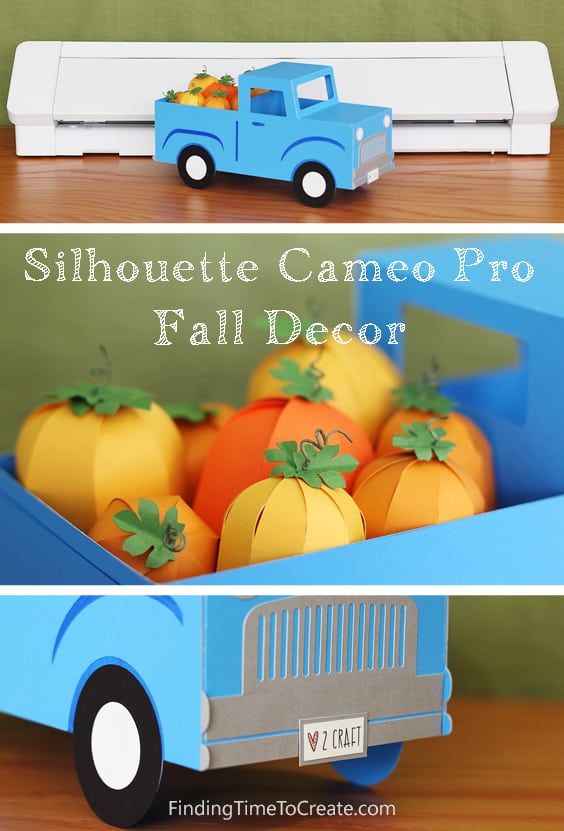 Fall Decor: 3D Pickup Truck - Finding Time To Create