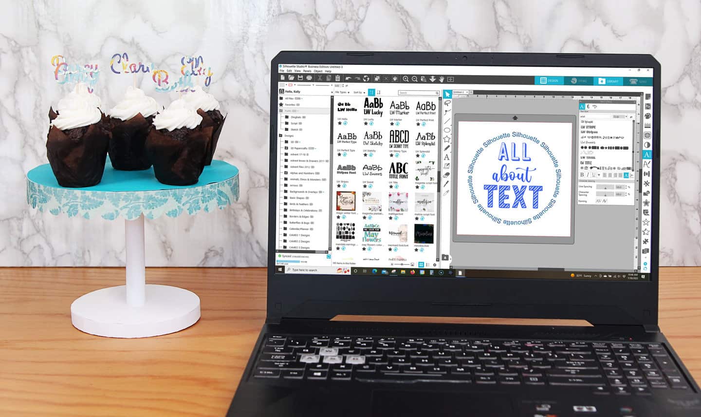 All About Text in Silhouette Studio - Michaels Online Class - Finding ...