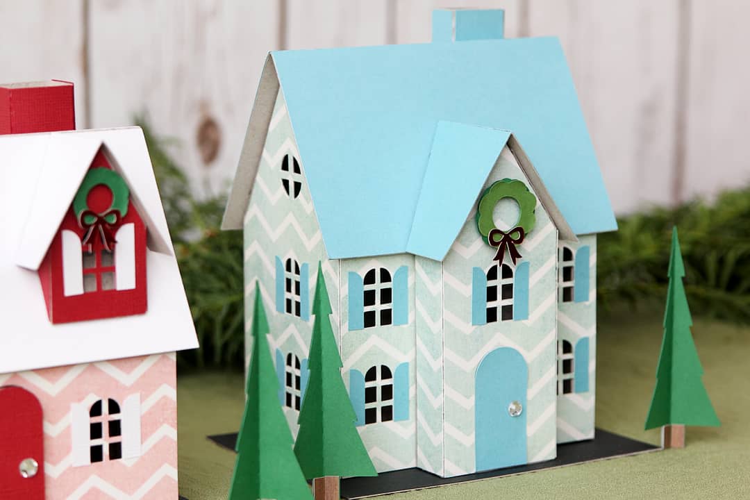 Lori Whitlock Chipboard Village - Finding Time To Create