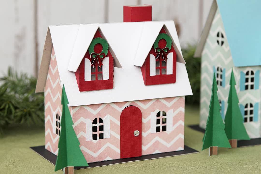 Lori Whitlock Chipboard Village - Finding Time To Create