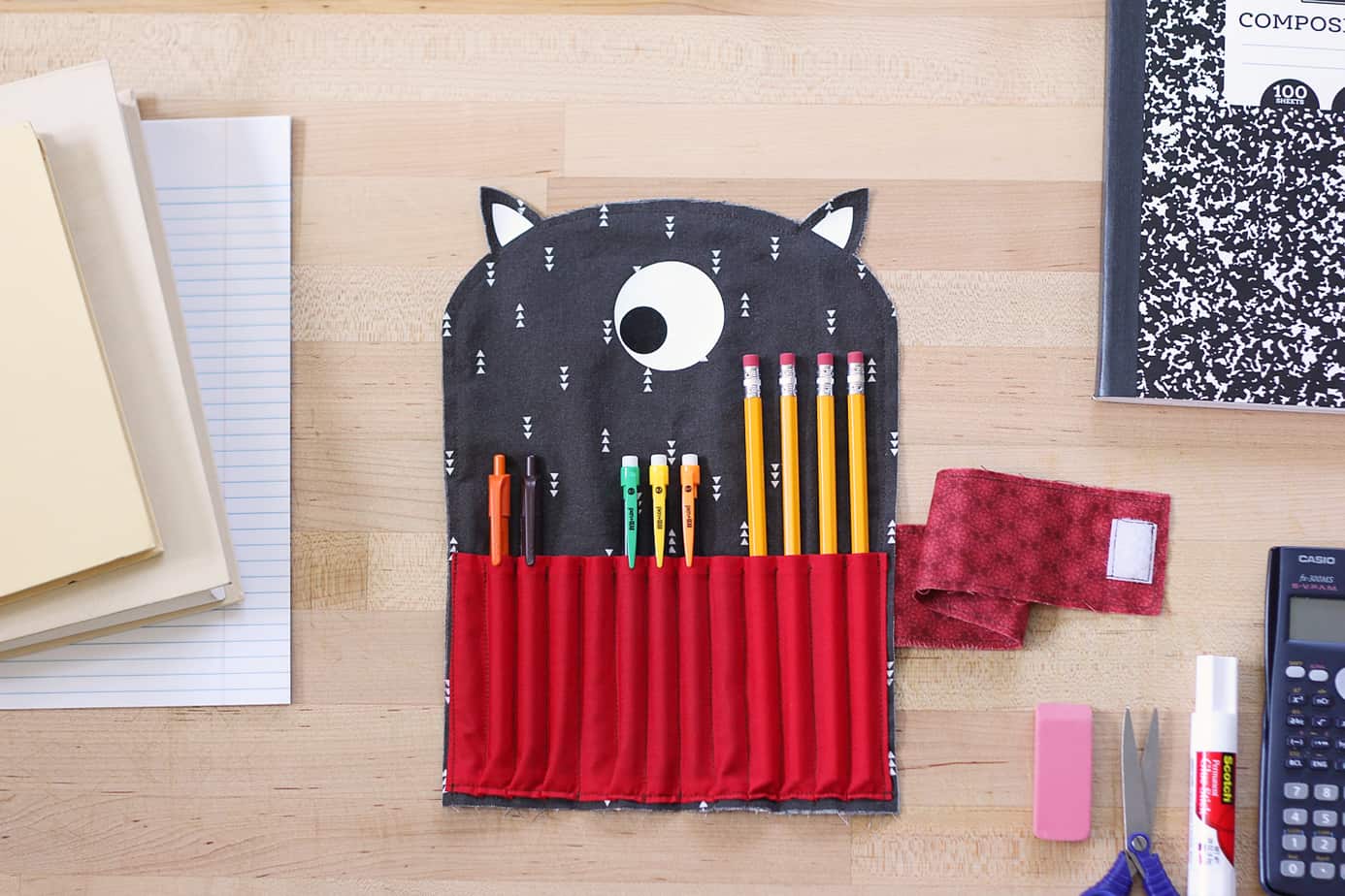 Fabric Pencil Case with the Silhouette Rotary Blade - Finding Time To ...