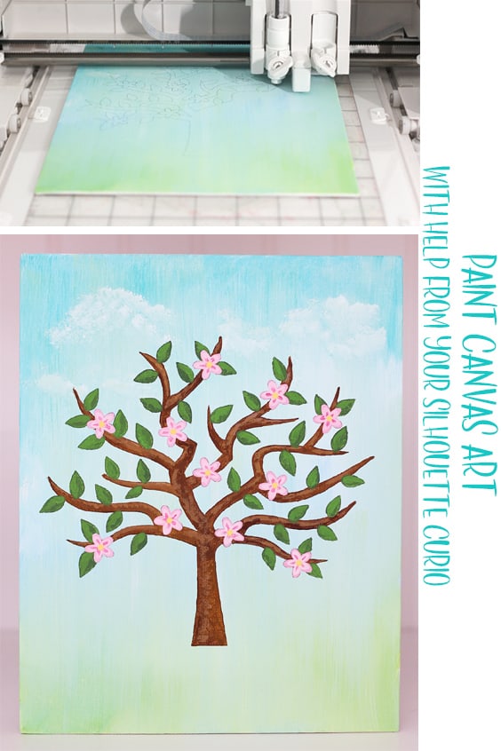 Painted Canvas Panel - Finding Time To Create