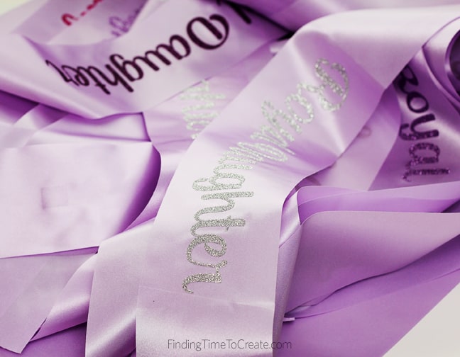 How to Make a Beautiful DIY Princess Sash - Finding Time To Create