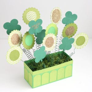 "Spring" Shamrock Arrangement - Finding Time To Create