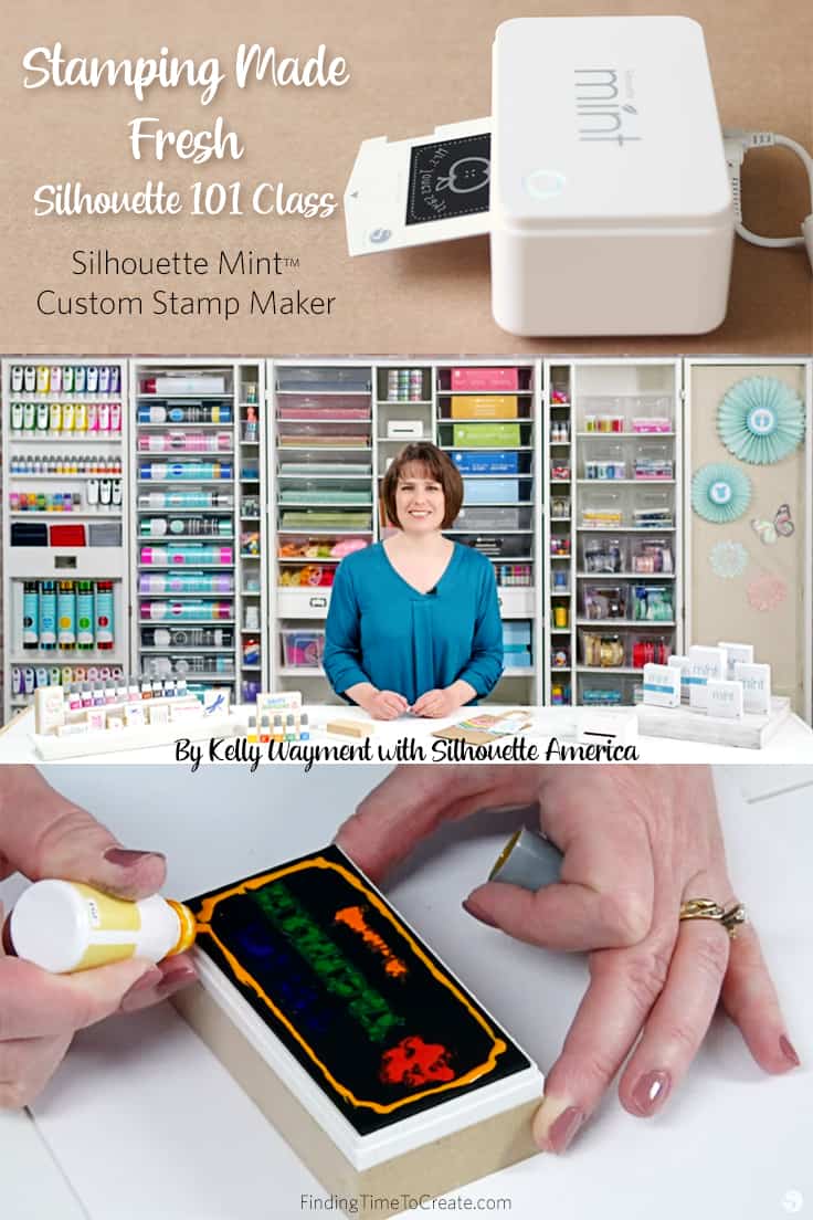 Mint Stamp Maker - Silhouette 101 Class - Finding Time To Create