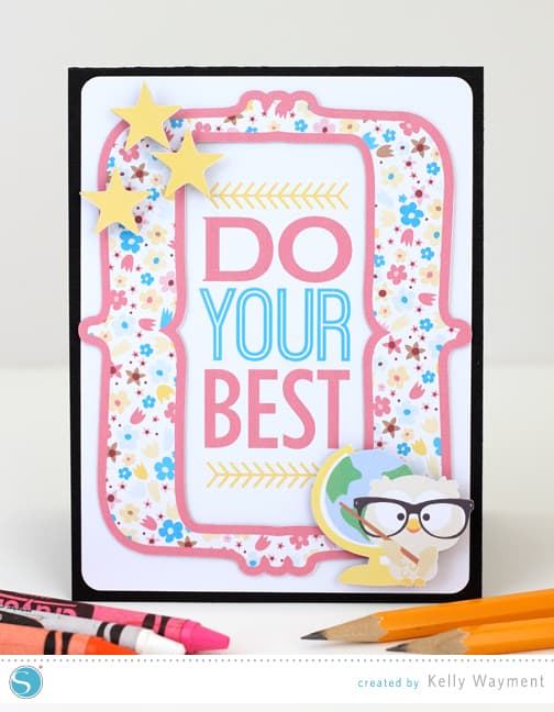 Student Owl Card | Print and Cut Tutorial - Finding Time To Create