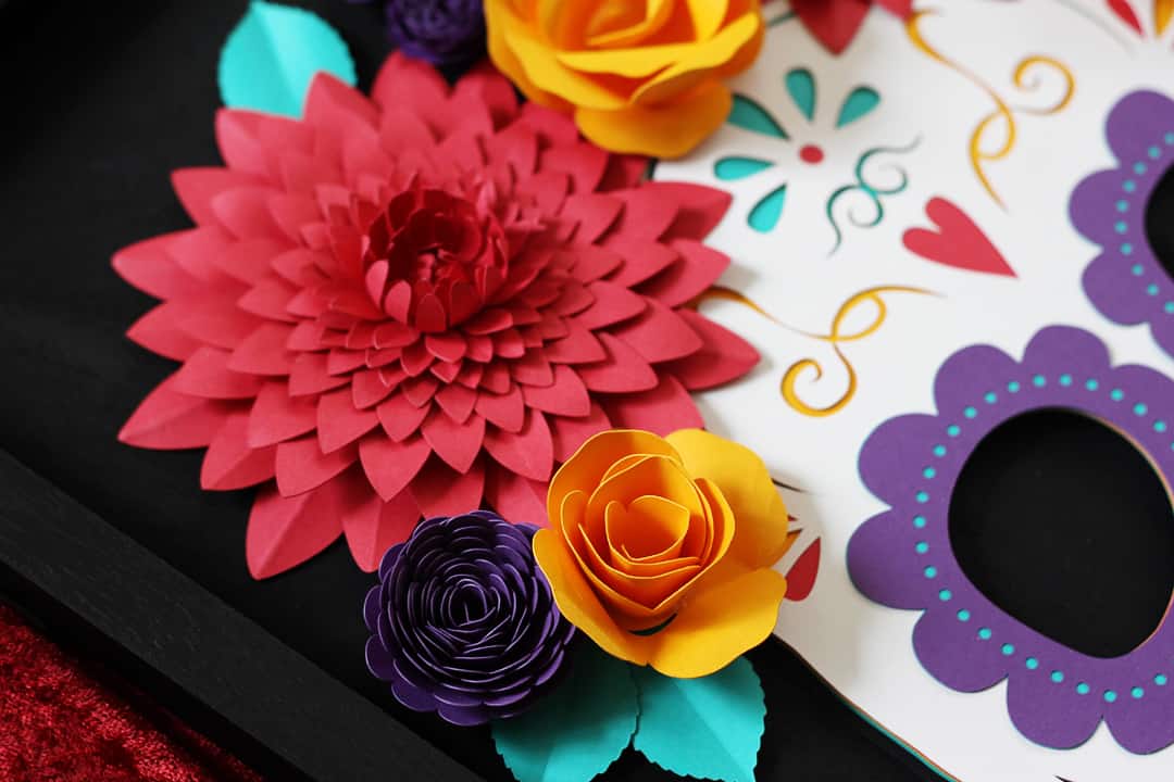 Day of the Dead Floral Skull Project - Finding Time To Create