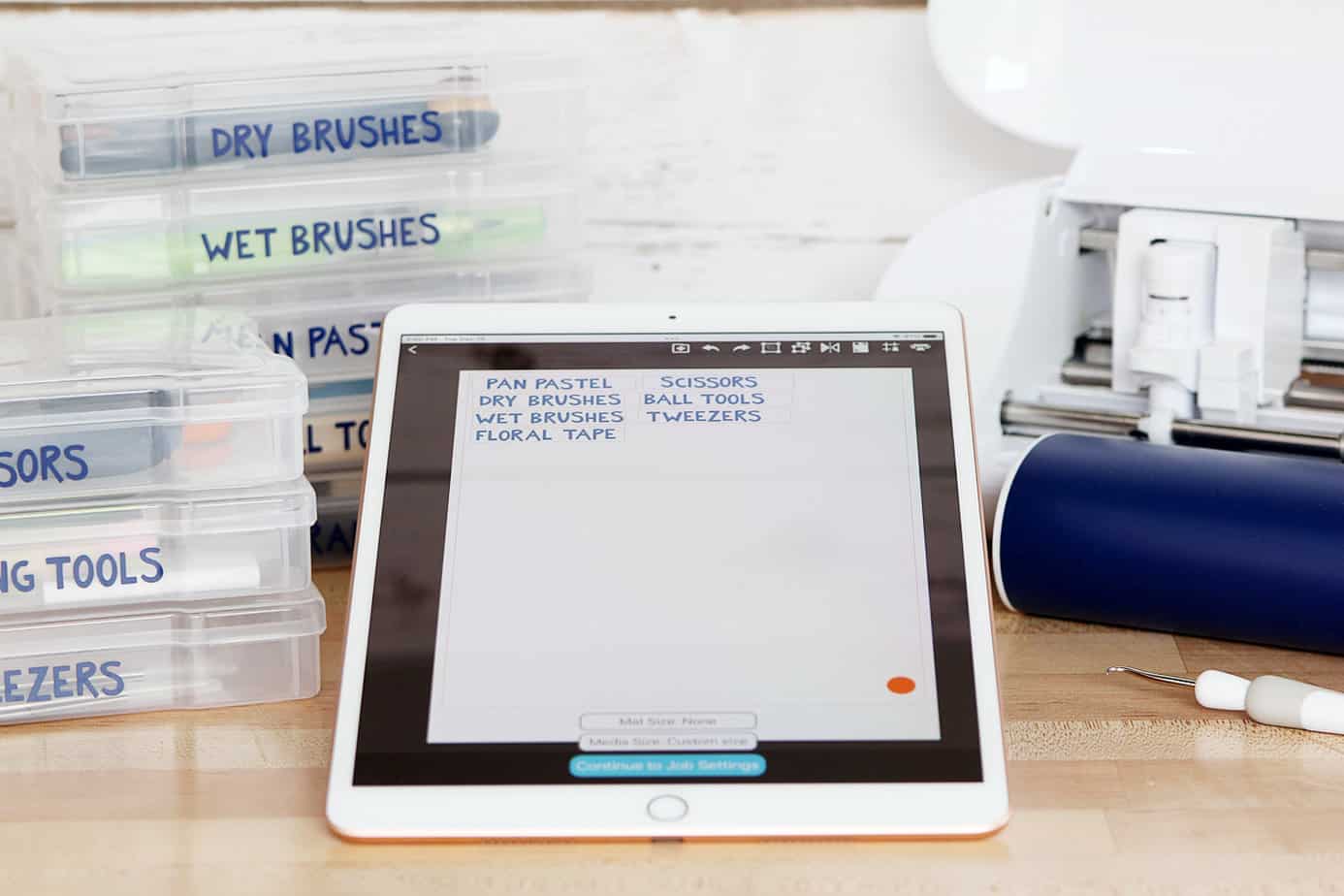 Using the Silhouette Go Mobile App to Create Storage Labels - Finding ...