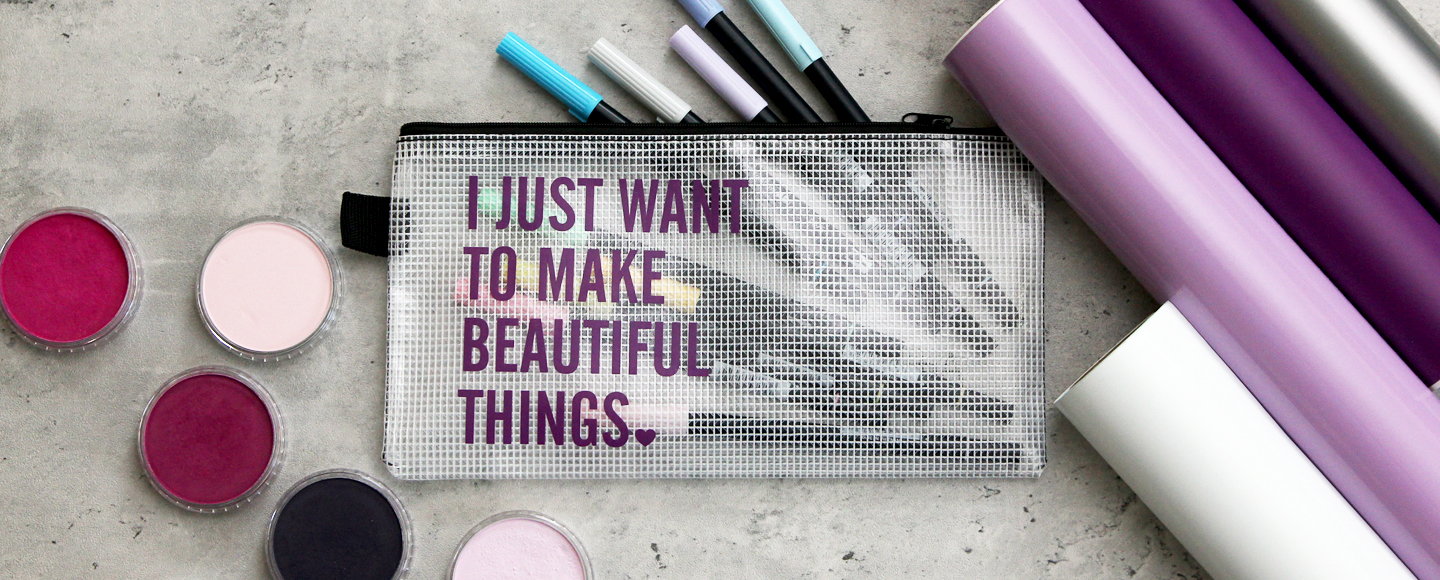Customized Zipper Pouch - Finding Time To Create