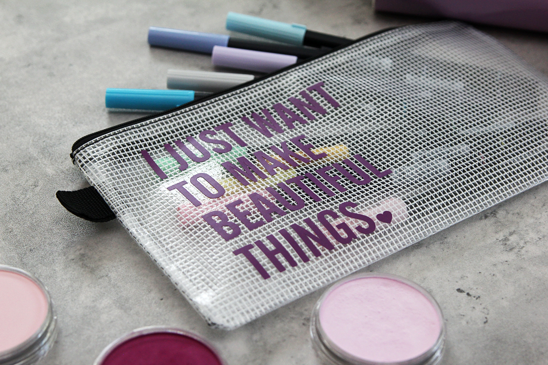 Customized Zipper Pouch - Finding Time To Create